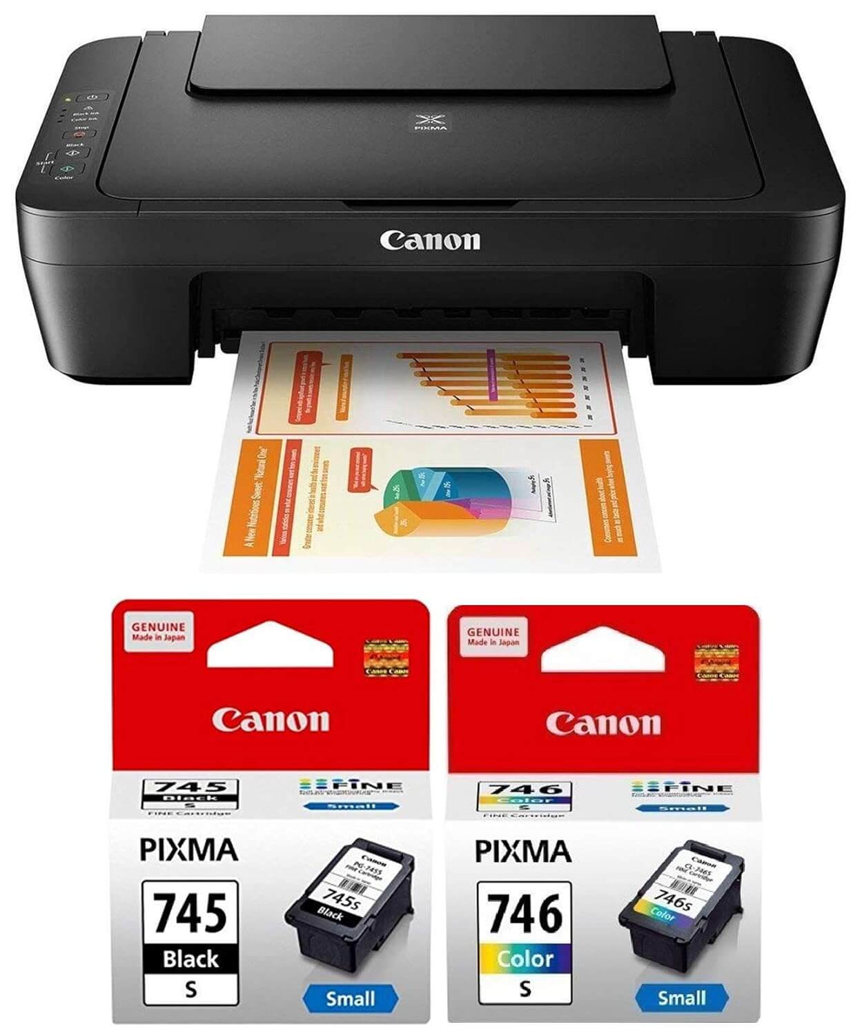 Buy Canon PIXMA G2570S MegaTank Inkjet Printer – Print, Scan, Copy ...