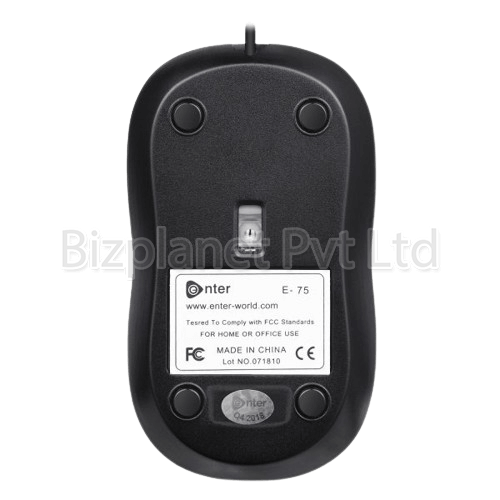 Buy Enter Click USB Optical Mouse “Click Black” – 800 DPI, 3-Button ...