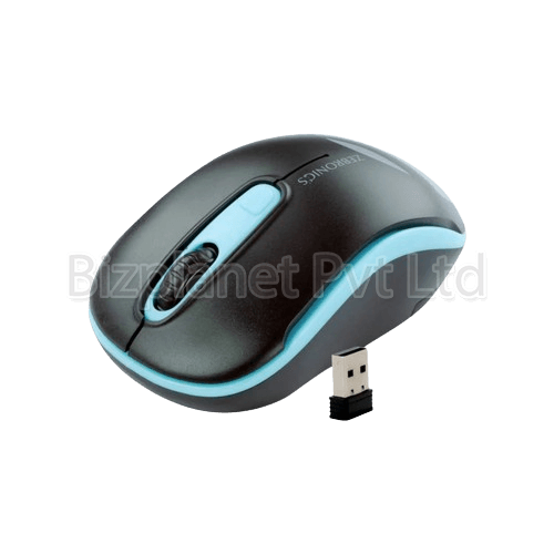Buy Zebronics Zeb-Dash Wireless Mouse – 1600 DPI, 4 Buttons, Nano ...