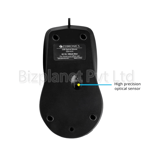 Buy Zebronics Zeb-Alex USB Optical Mouse – 1200 DPI, 3 Buttons, Plug ...